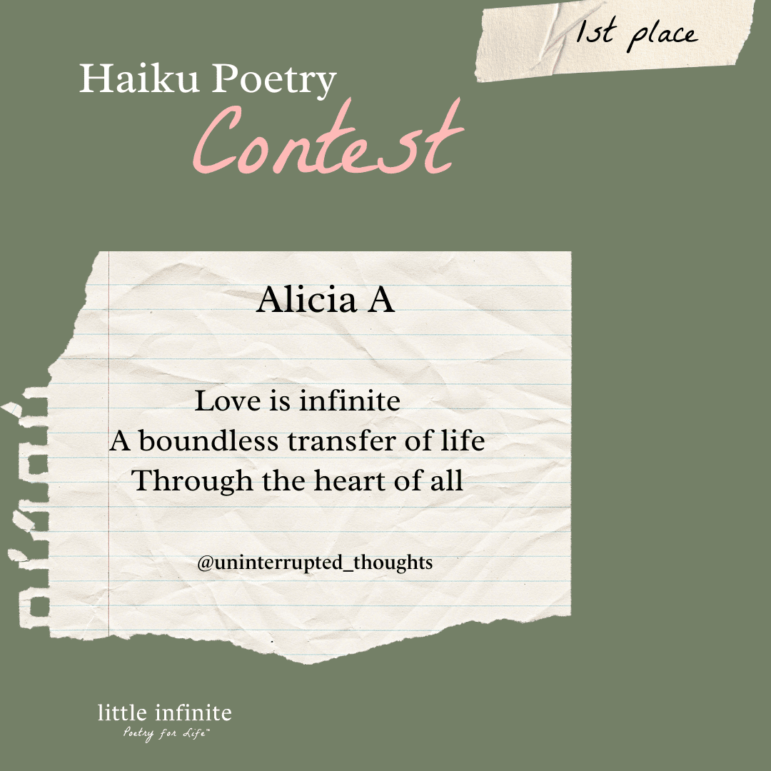 little infinite Haiku Poetry Contest Winners 2023 - Little Infinite